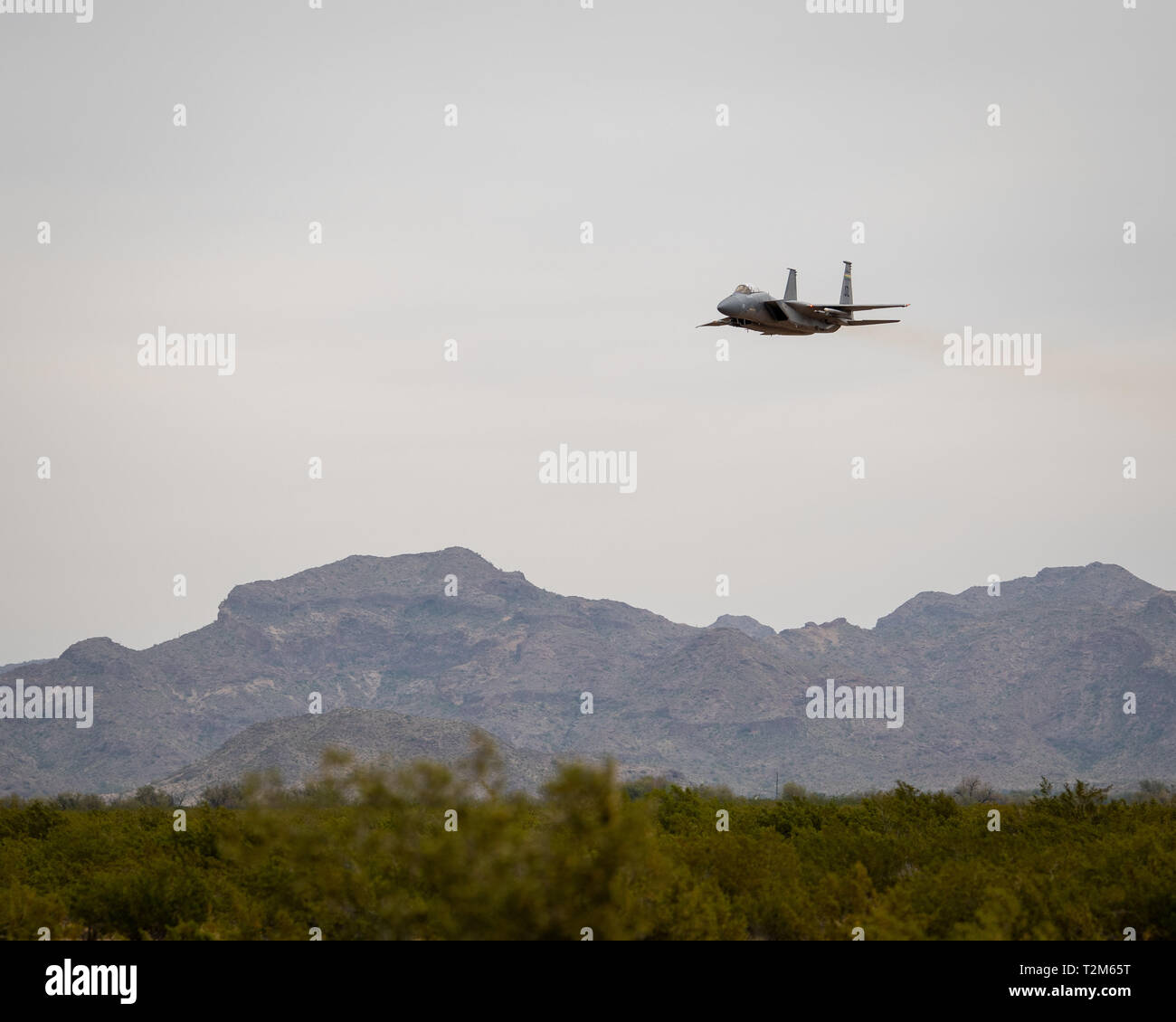An F-15C Eagle, assigned to the 159th Fighter Wing, stationed at the ...