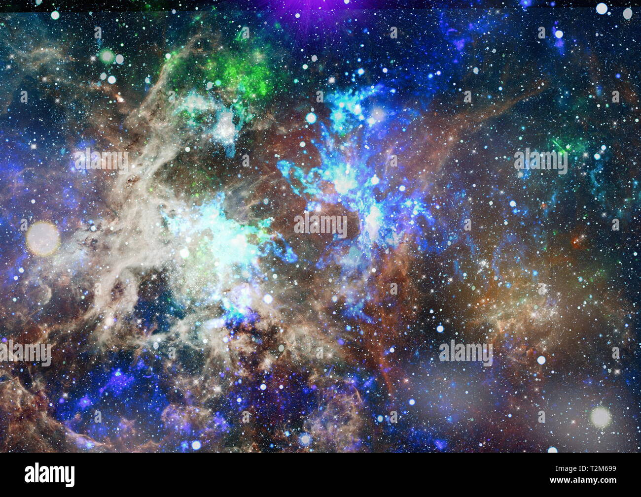 clouds of mist on bright colorful backgrounds. Elements of this image ...