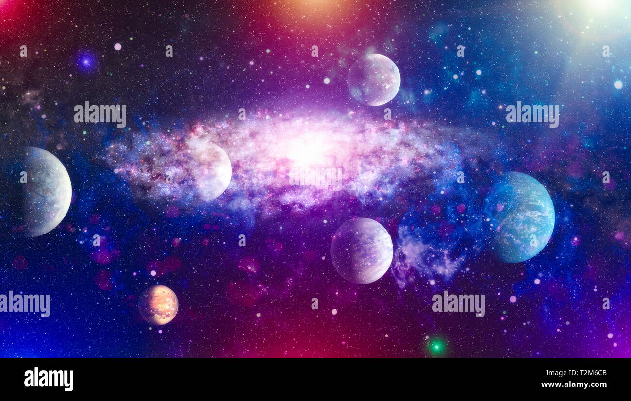 clouds of mist on bright colorful backgrounds. Elements of this image ...