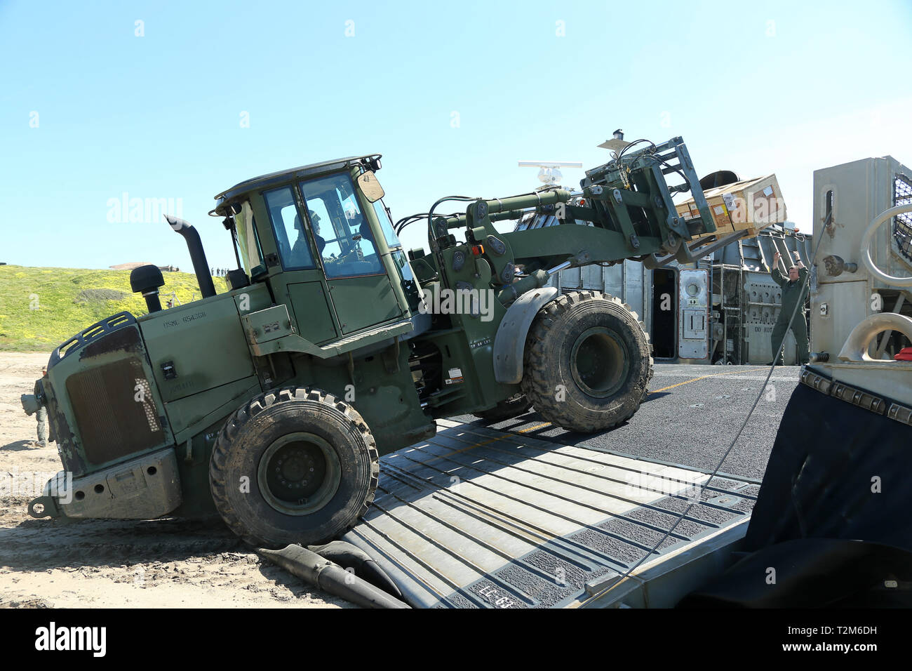 U.S. Marines with 1st Transportation Support Battalion, 1st Marine ...