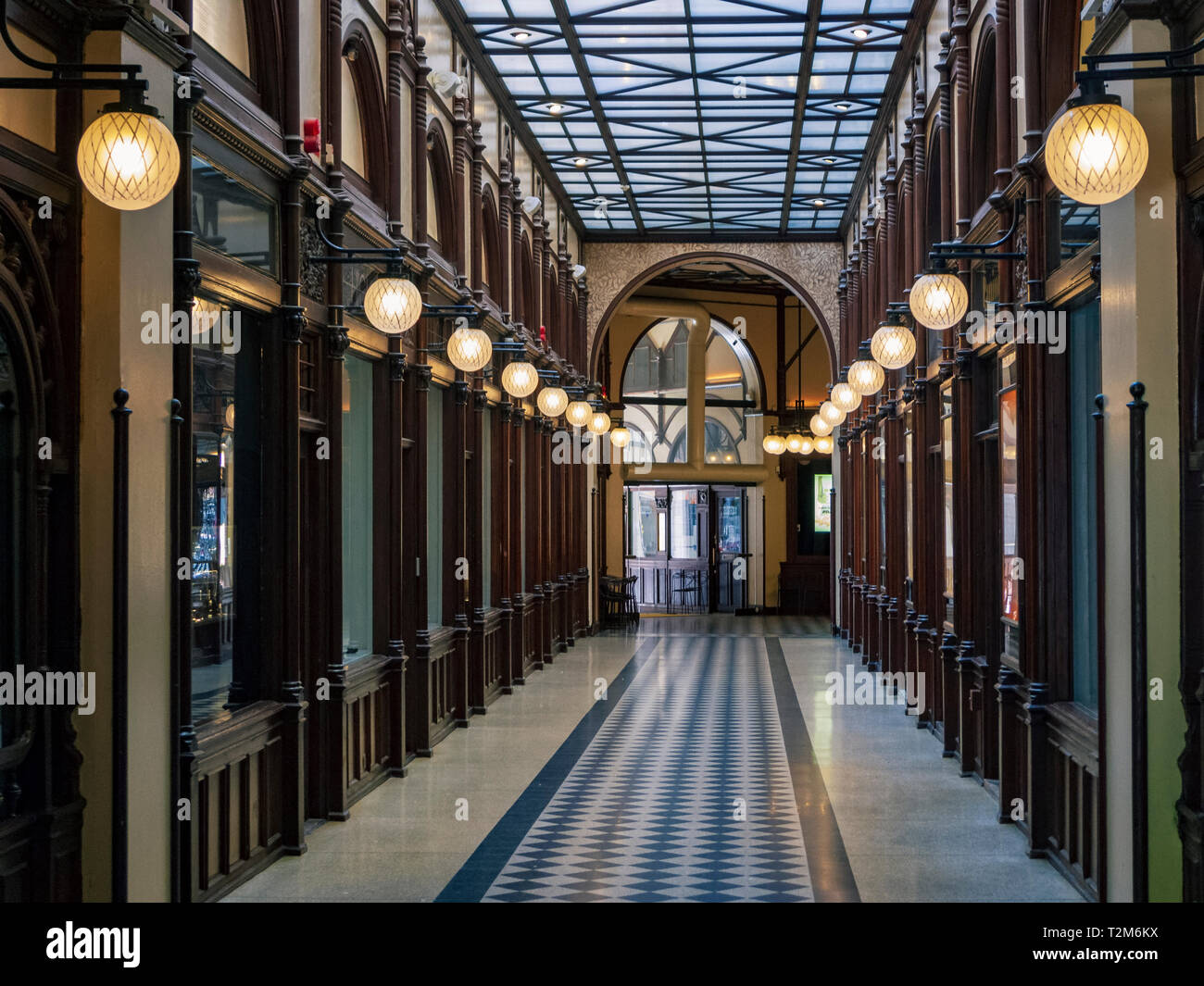 Birger Jarlspassagen shopping arcade in Stockholm, Sweden (Stockholm's ...
