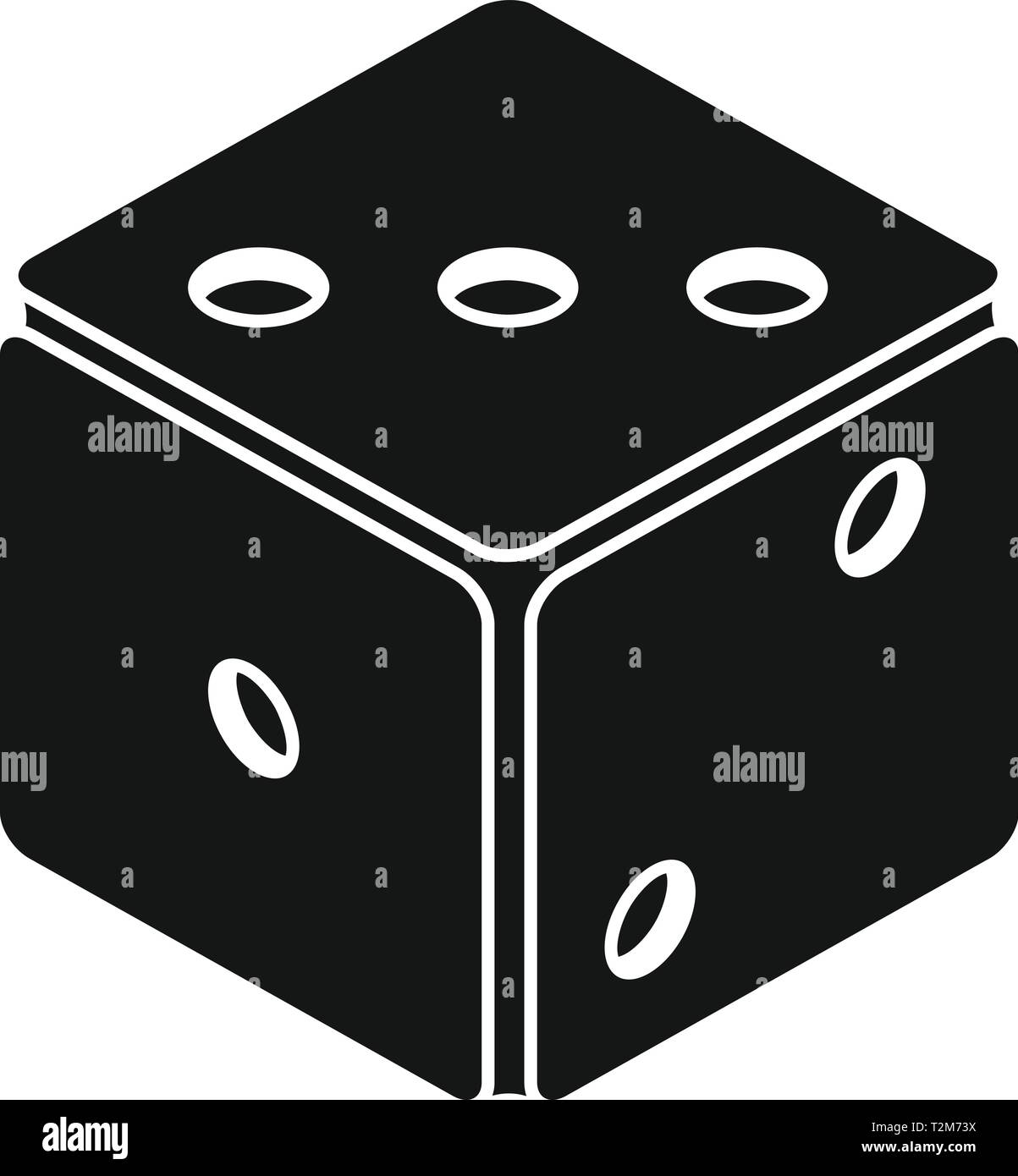 Small dice icon. Simple illustration of small dice vector icon for web ...