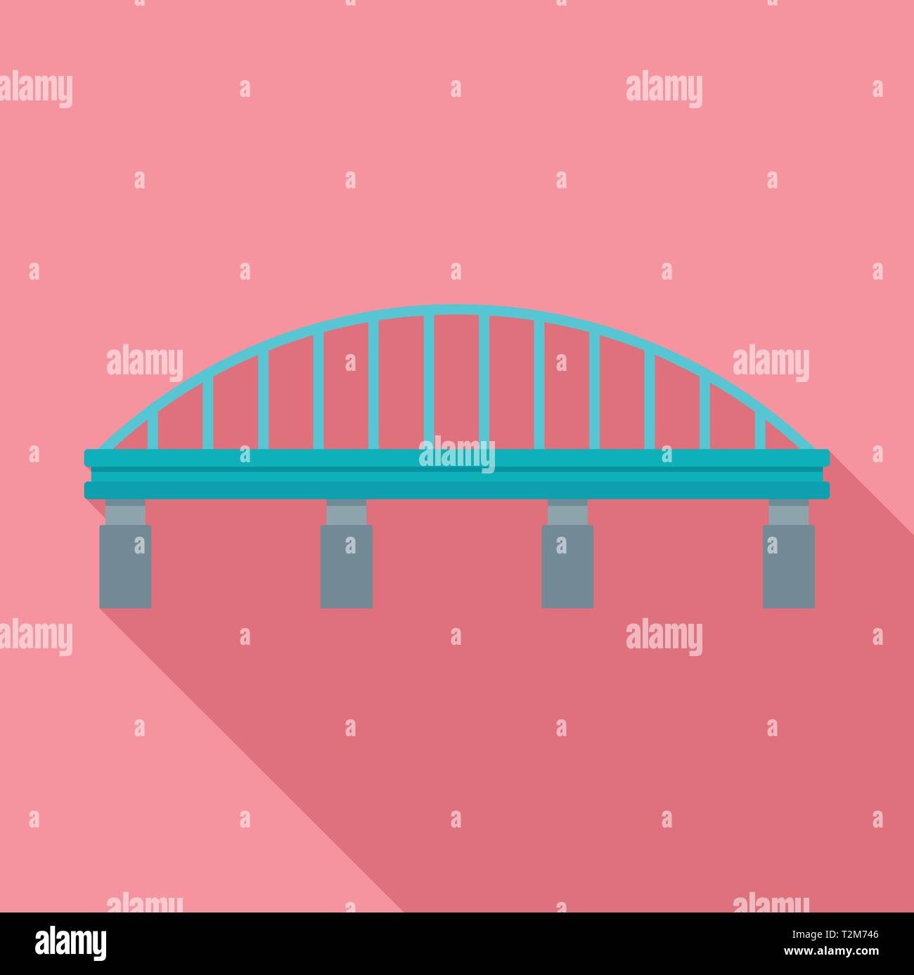 Safe bridge icon. Flat illustration of safe bridge vector icon for web ...