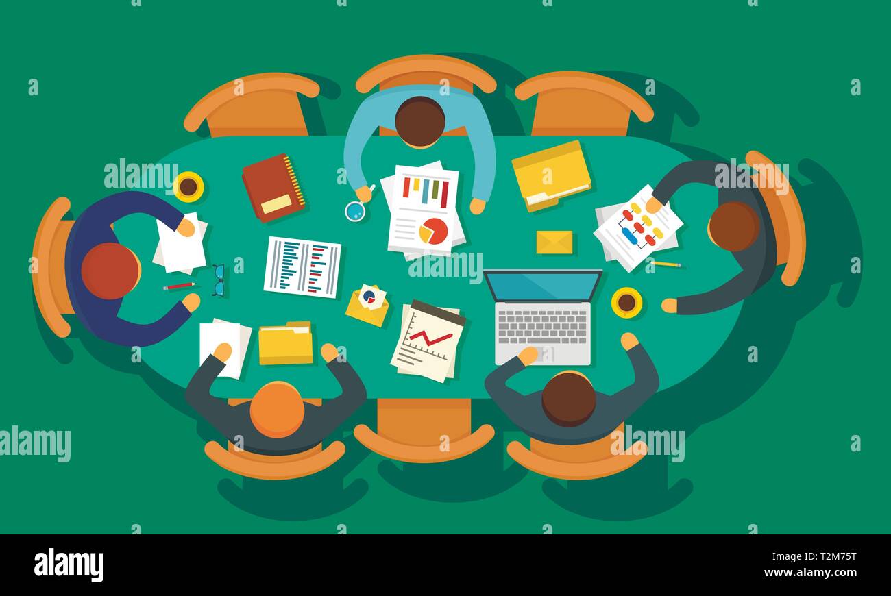 Meeting Room Vector Vectors Stock Photos & Meeting Room Vector Vectors ...