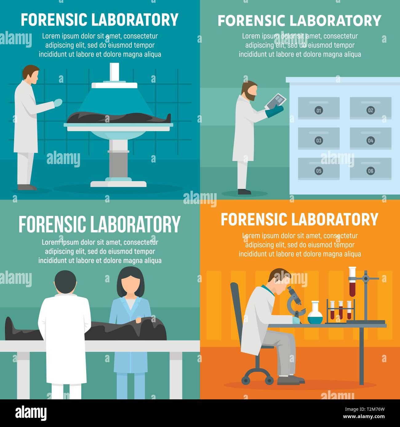 Police crime murder dna science Stock Vector Images - Alamy