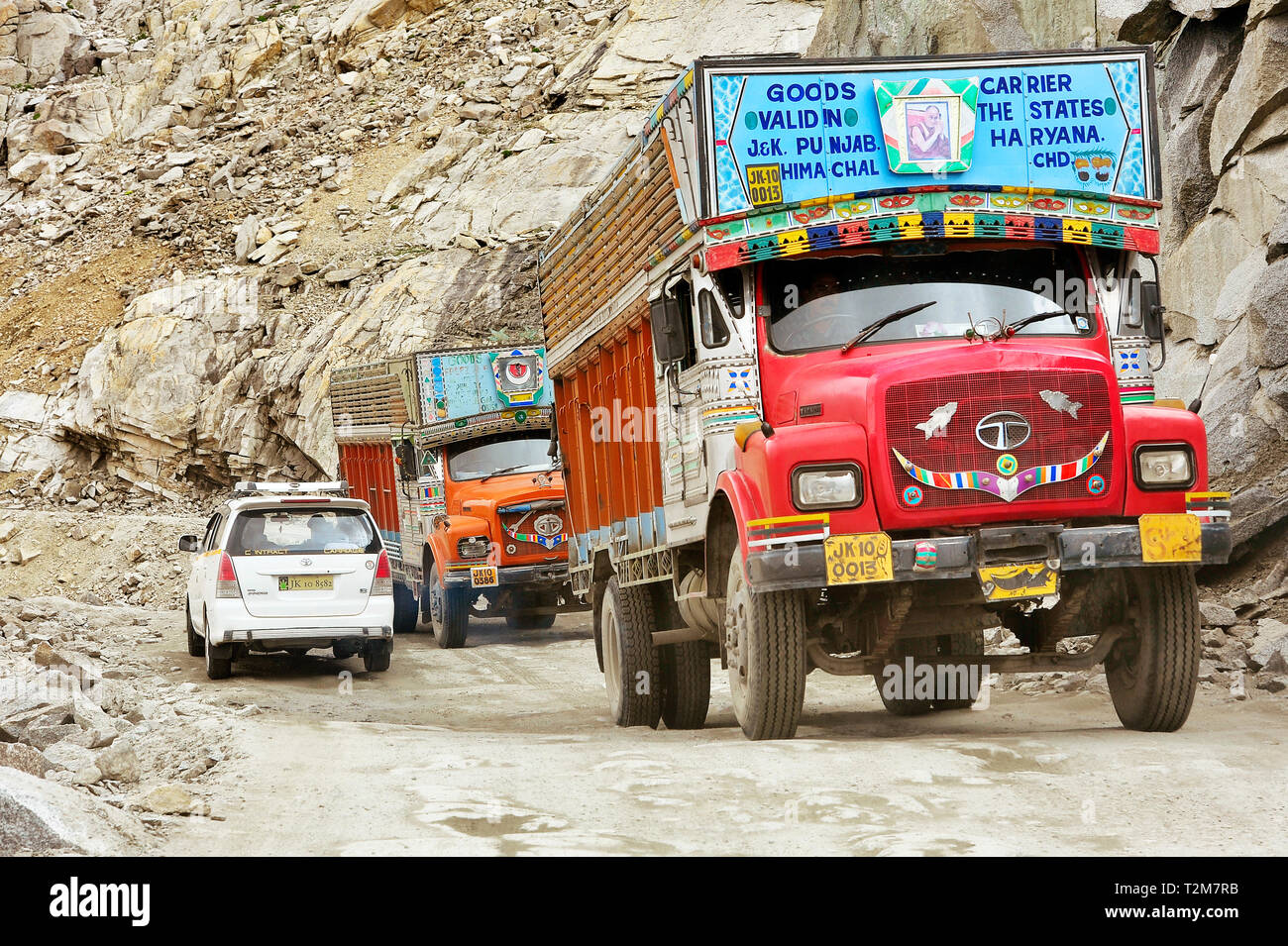 Indian truck front hi-res stock photography and images - Alamy