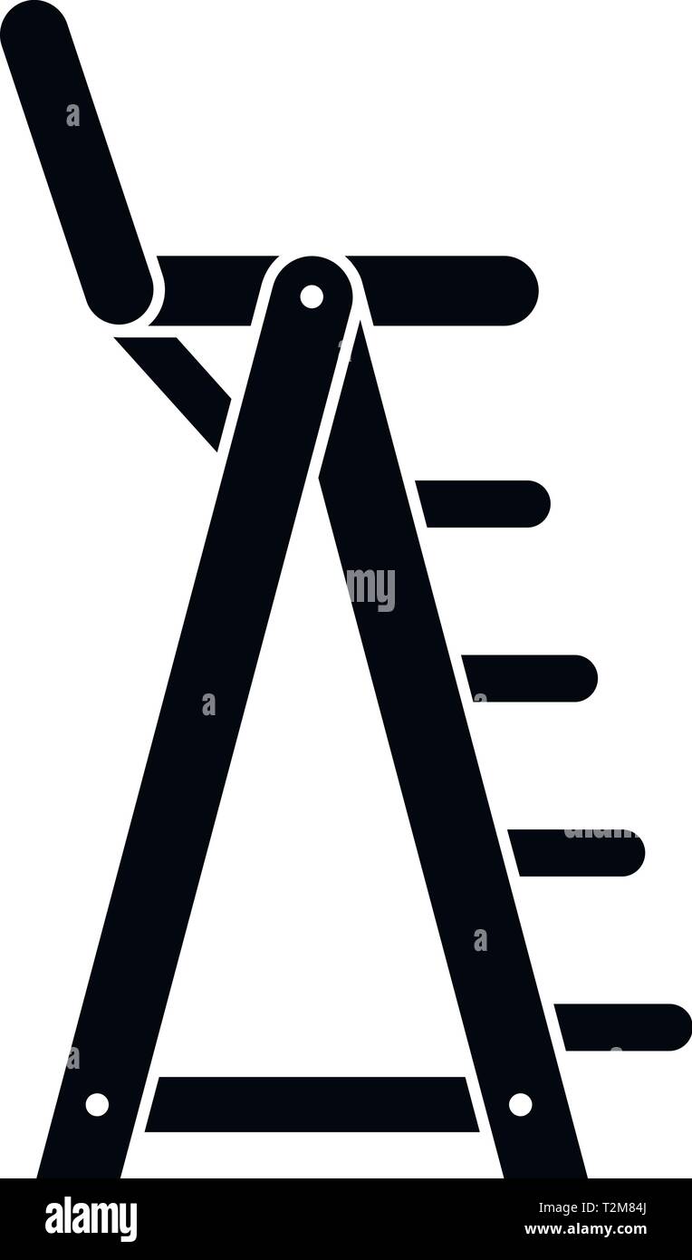 Lifeguard beach chair icon. Simple illustration of lifeguard beach ...