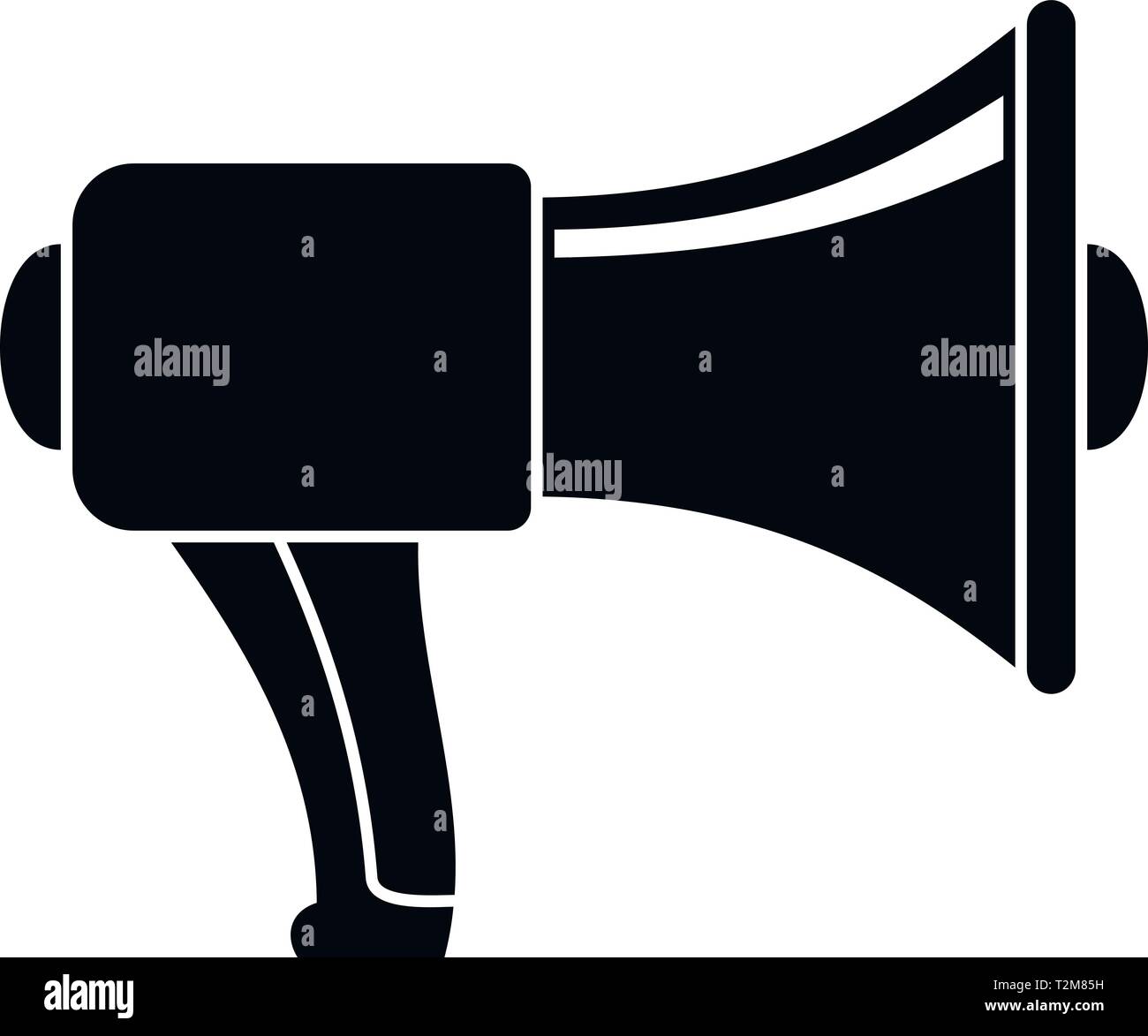 Lifeguard megaphone icon simple hi-res stock photography and images - Alamy