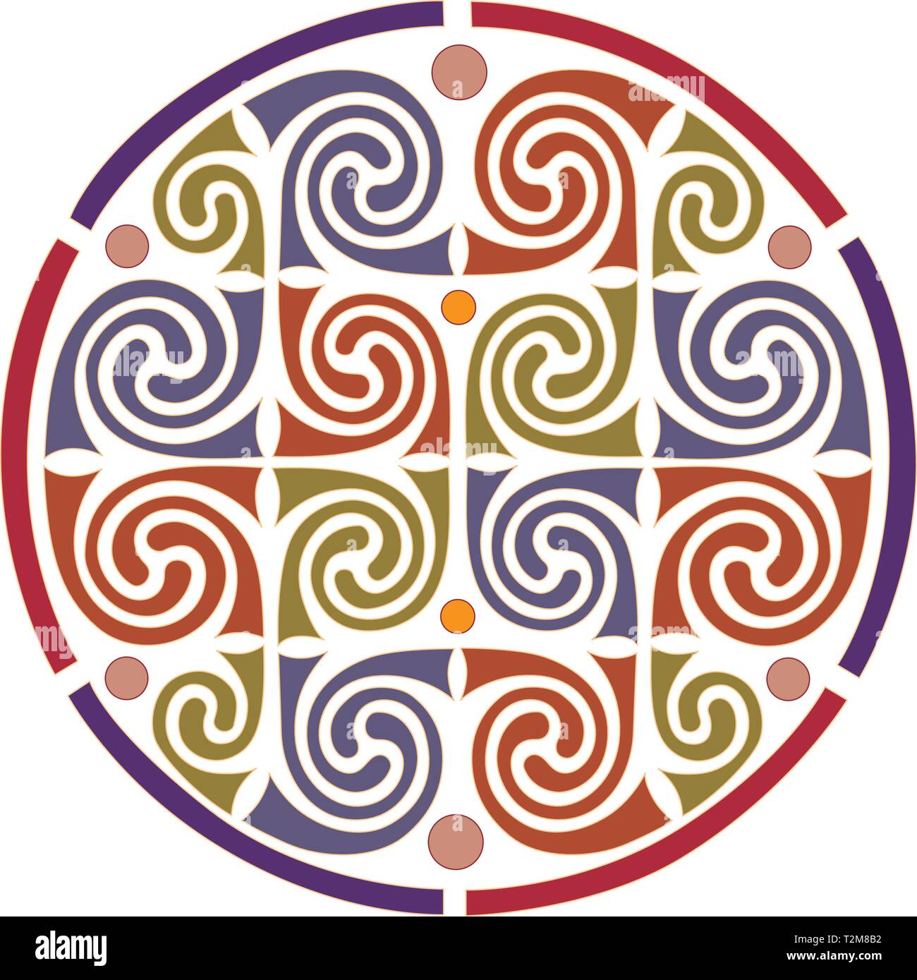 Home & Living Celtic Rug Round Rug Celtic Pattern Round,Popular Themed ...
