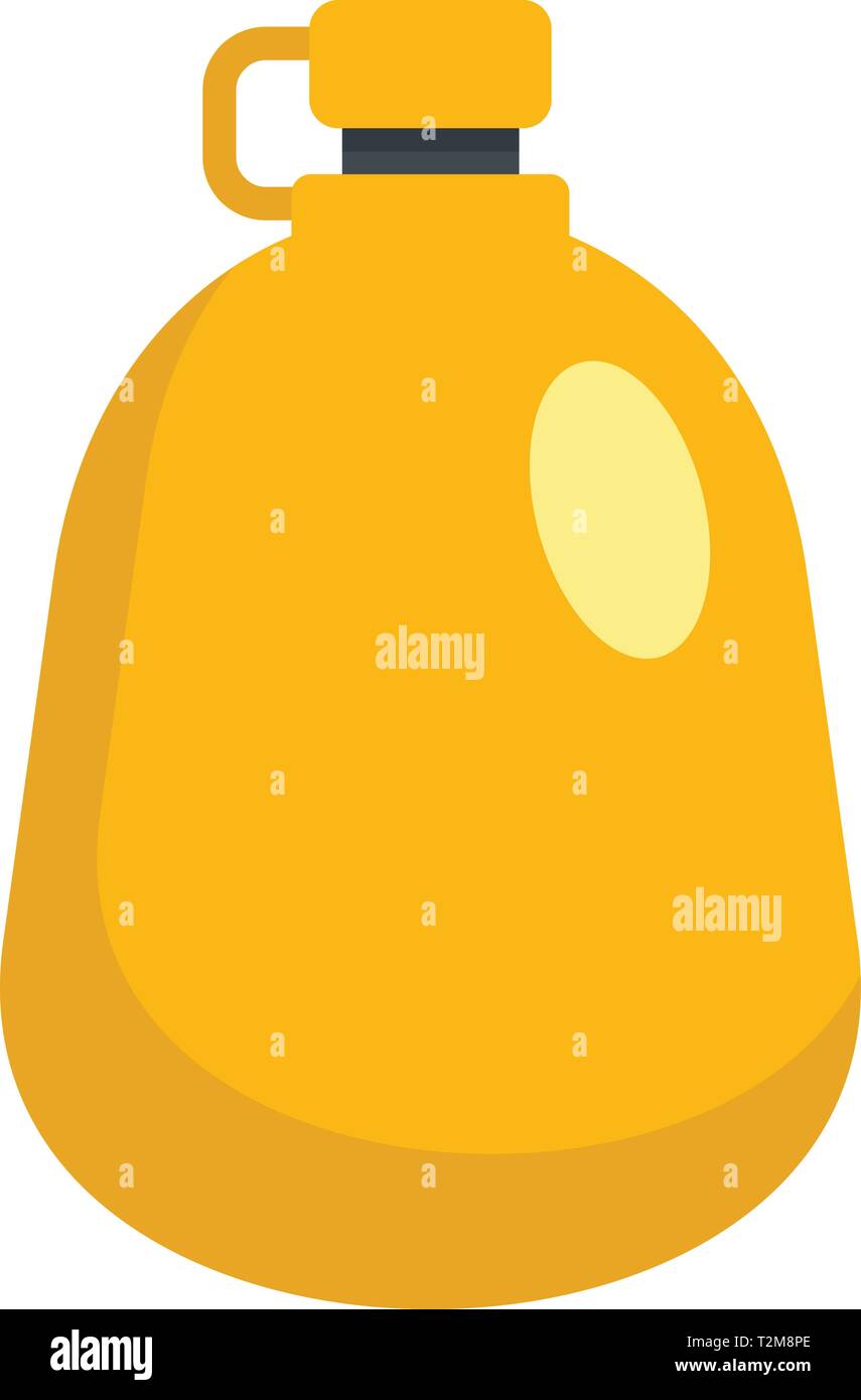 Water flask icon. Flat illustration of water flask vector icon for web ...