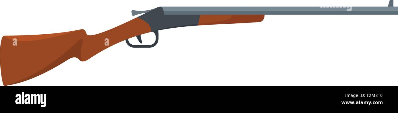Hunter rifle icon, flat style Stock Vector Image & Art - Alamy