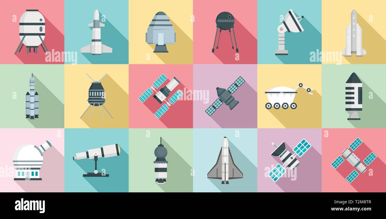 Orbital research station Stock Vector Images - Alamy