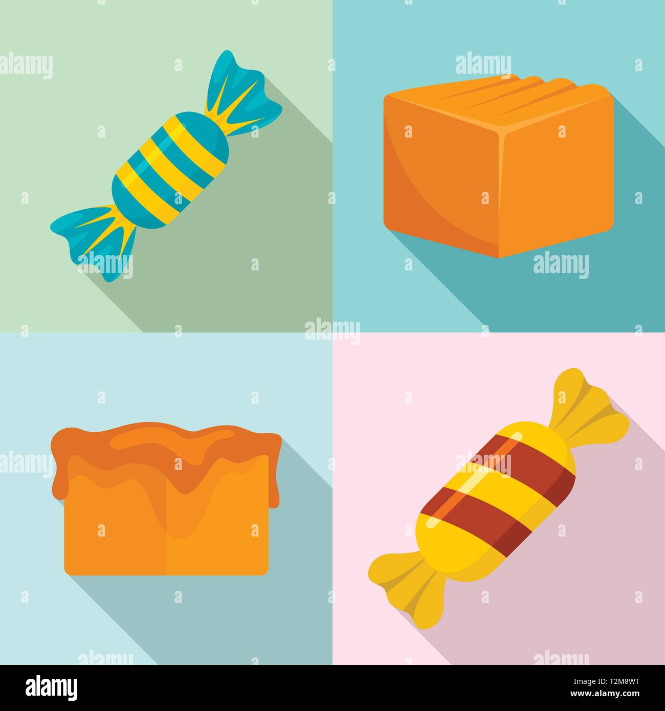 Dairy toffee Stock Vector Images - Alamy