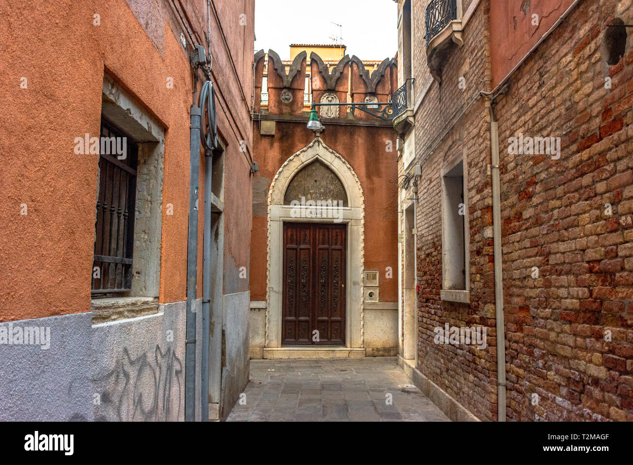 Italy, Venice, view of palace in typical Venetian style Stock Photo - Alamy