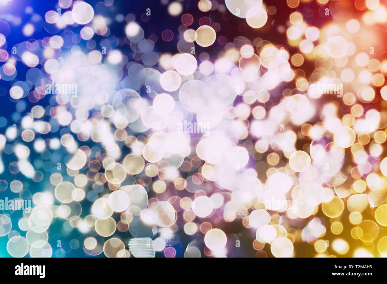 Christmas light background. Holiday glowing backdrop. Defocused ...