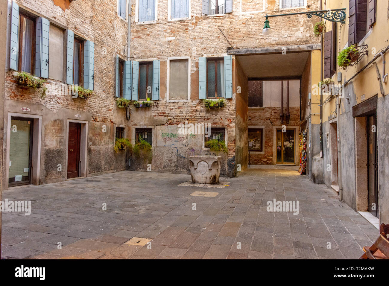 Italy, Venice, view of palace in typical Venetian style Stock Photo - Alamy