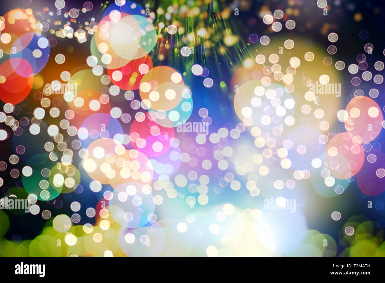 Christmas light background. Holiday glowing backdrop. Defocused ...