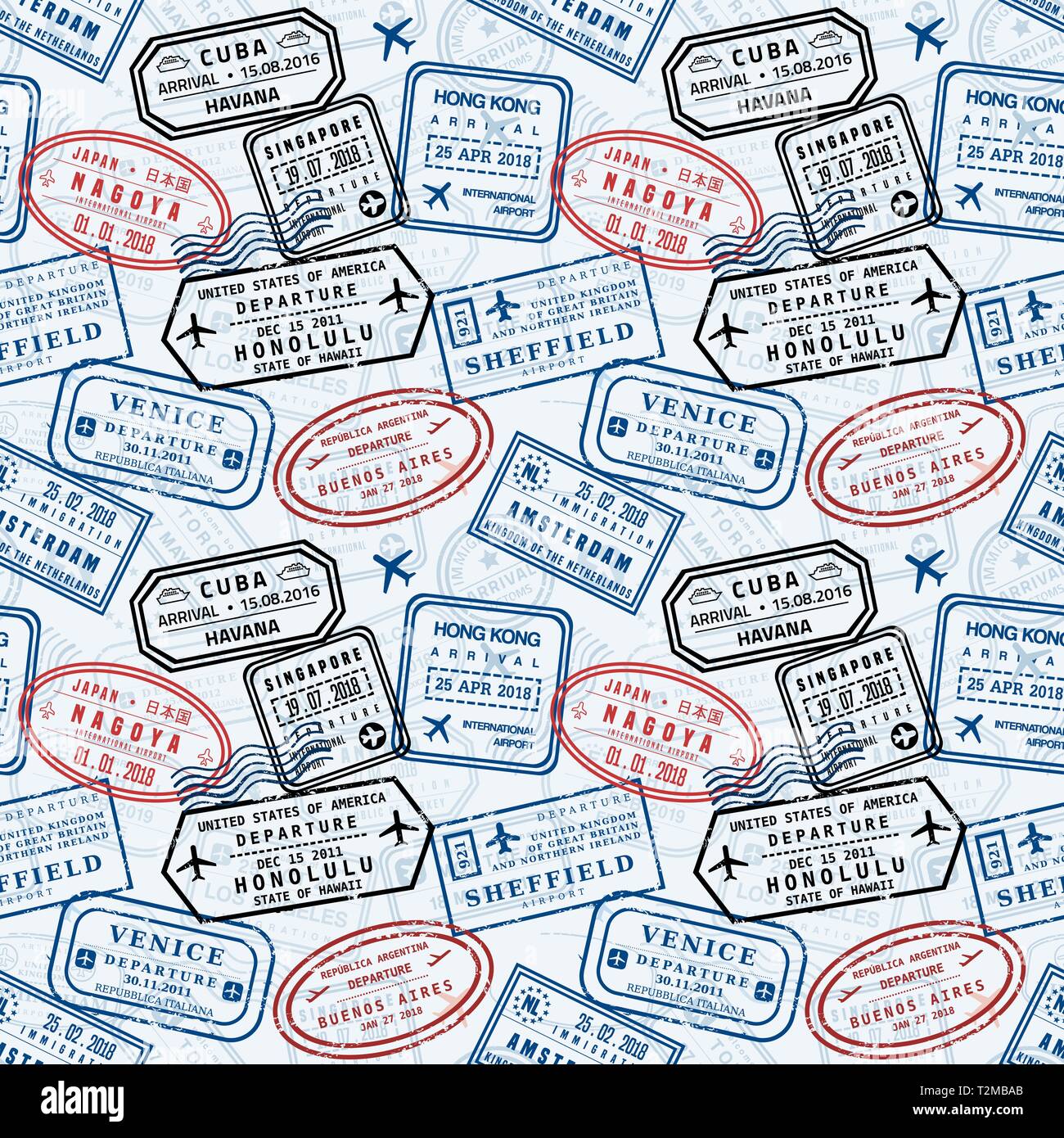 Passport Background Texture