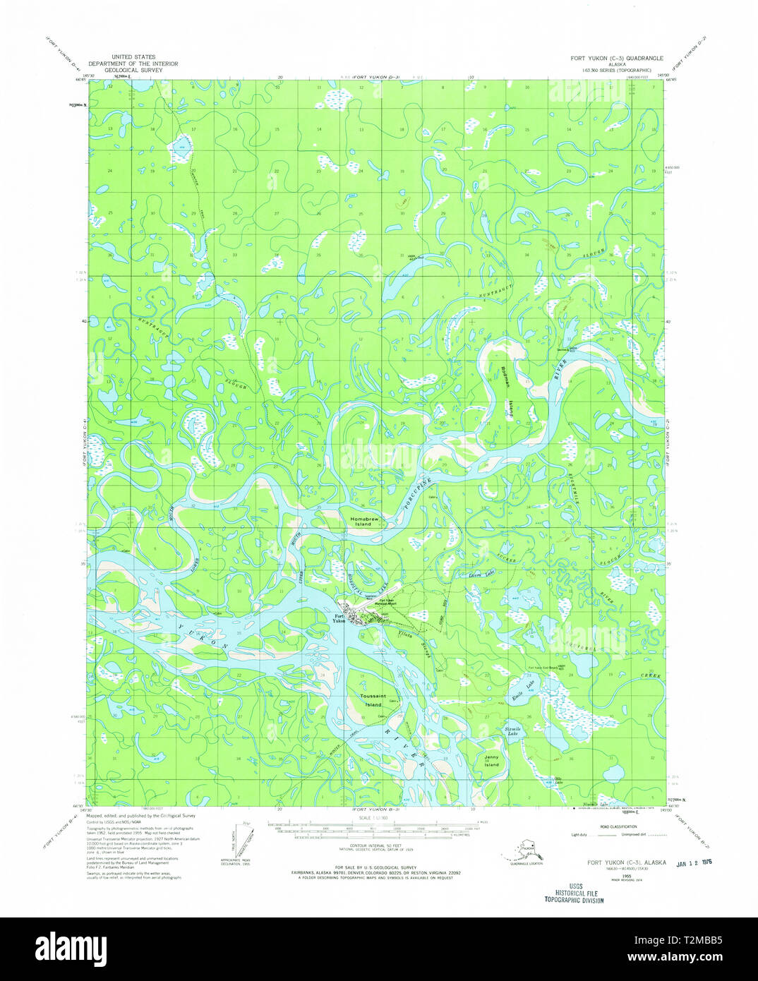 Fort yukon Cut Out Stock Images & Pictures - Alamy