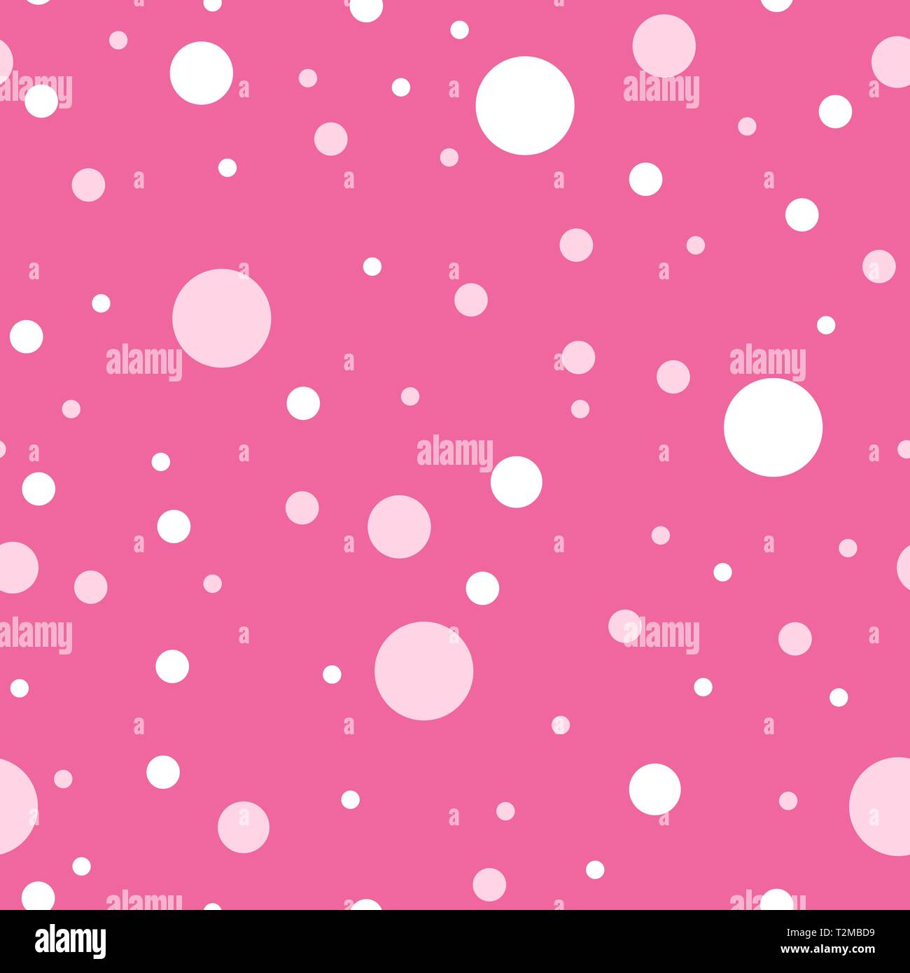 Polka dots seamless texture - simple vector background Stock Vector Image & Art - Alamy