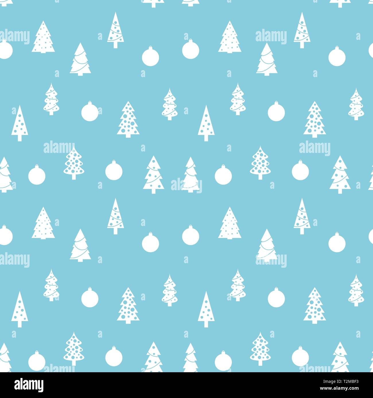 Christmas pattern - seamless background texture. Christmas tree vector ...