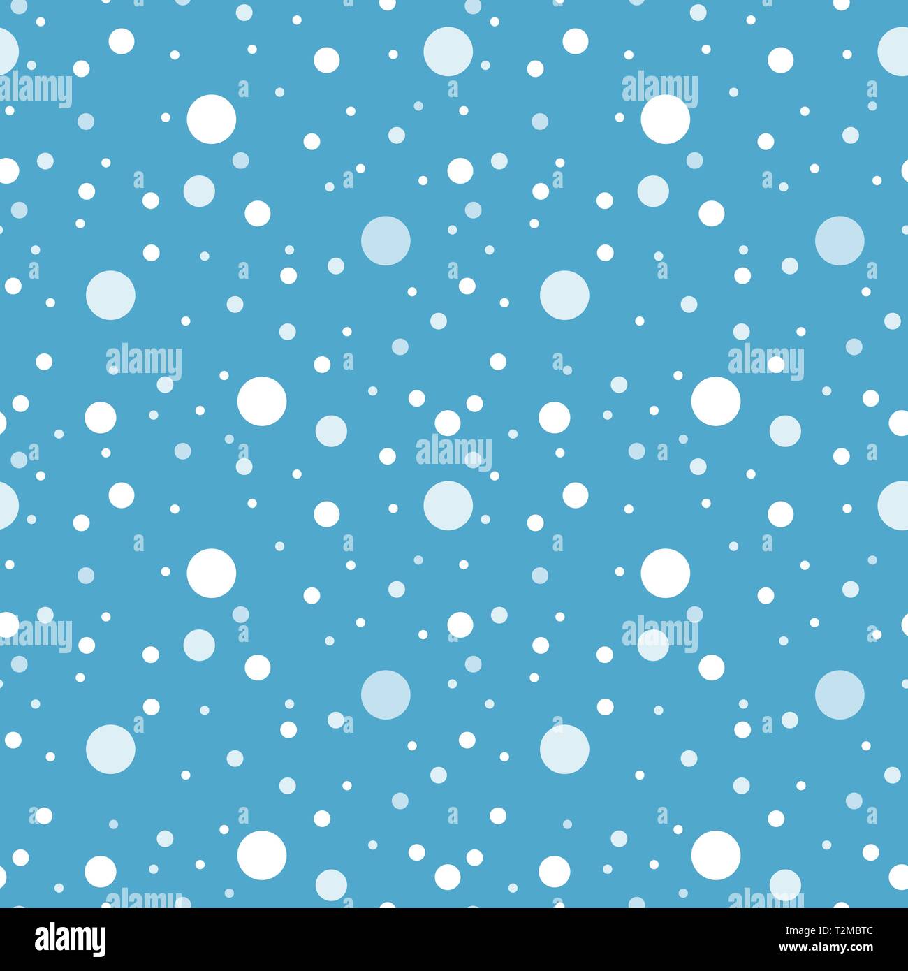 Snow background - simple seamless winter texture. Vector illustration ...
