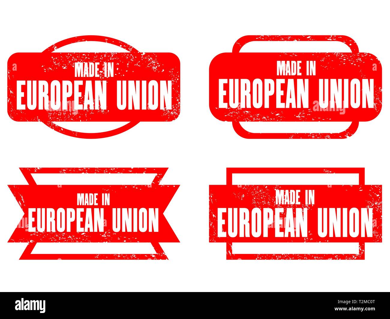Made in European Union - grunge vector stamp isolated Stock Vector ...