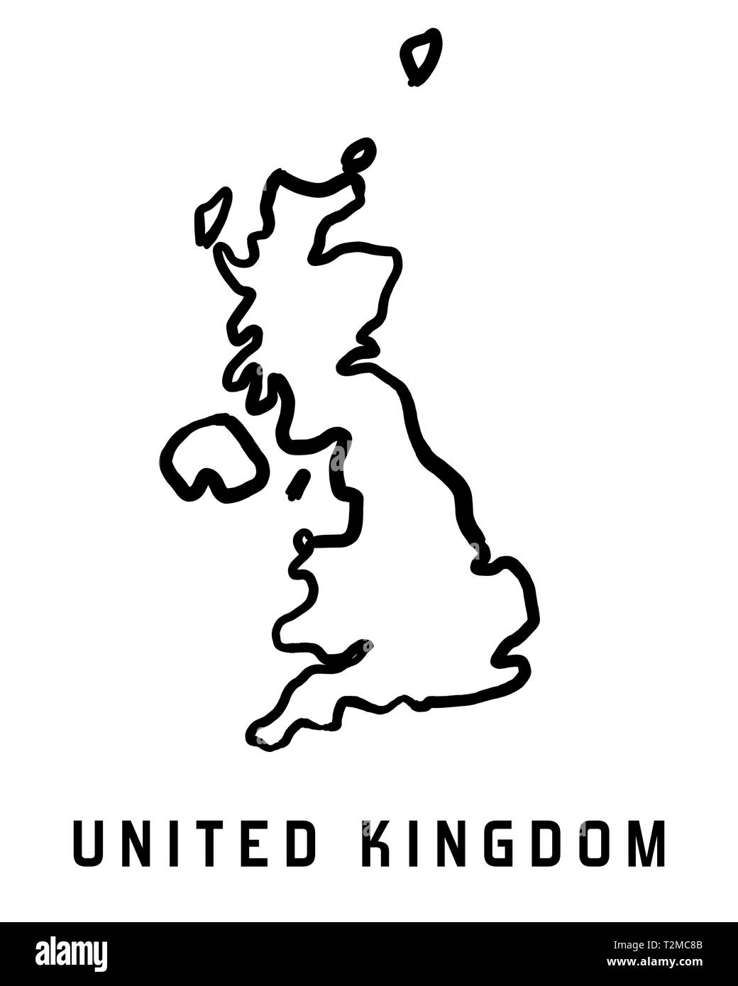 Uk Map Outline Clipart Best