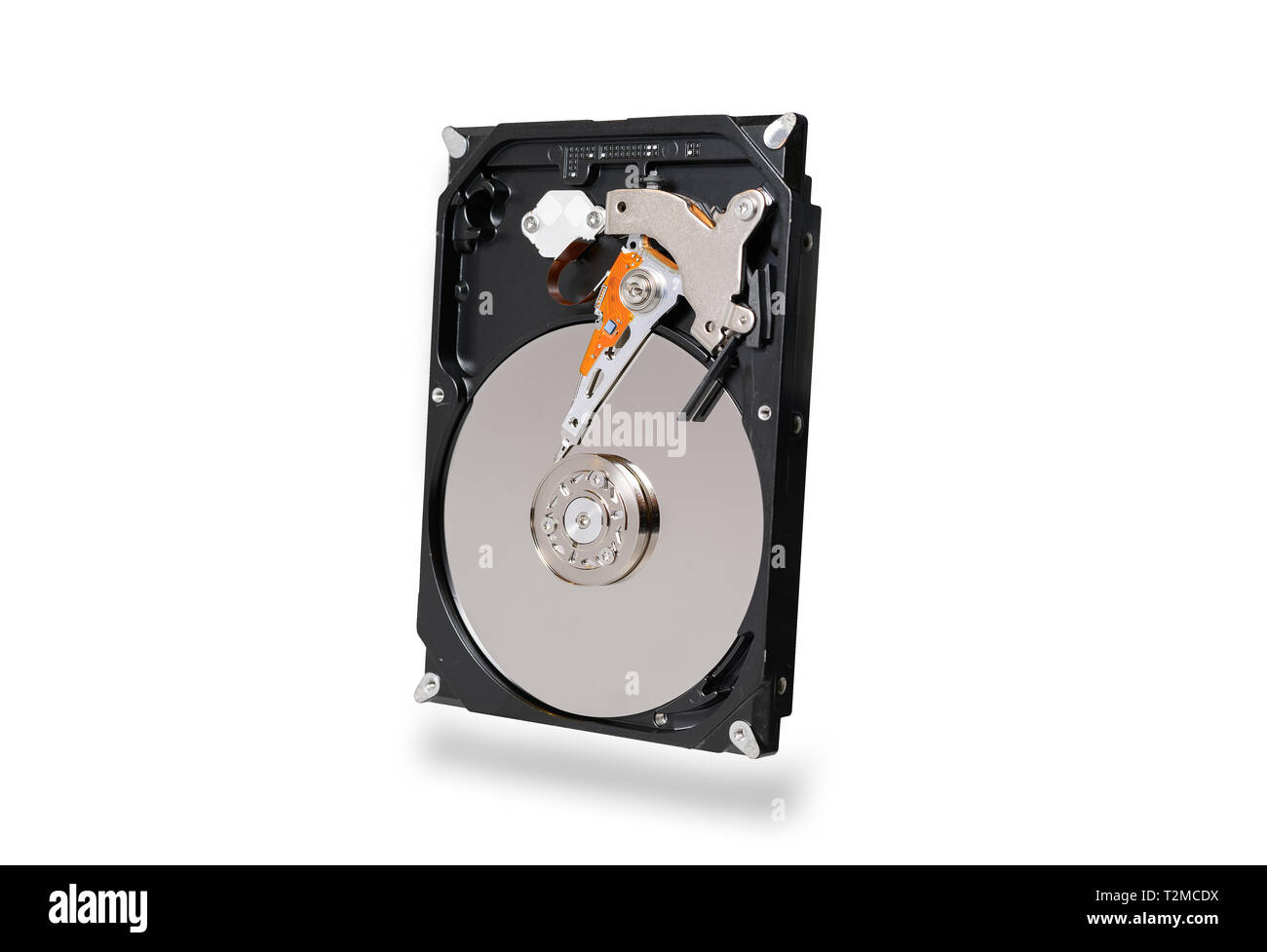 hard disk , HDD , drive with sata 6 gb isolated on white background with clipping path Stock ...
