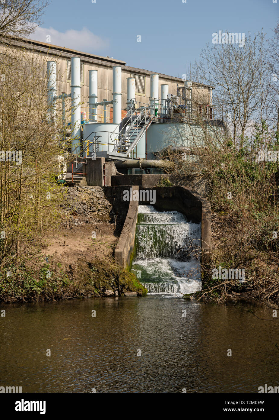 Industrial waste flows river hi-res stock photography and images - Alamy