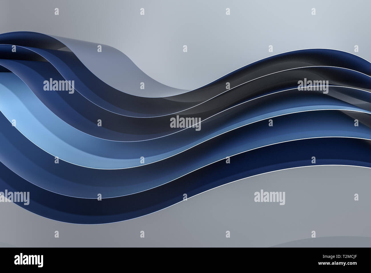 3d rendering, curve surface and texture background, computer digital ...