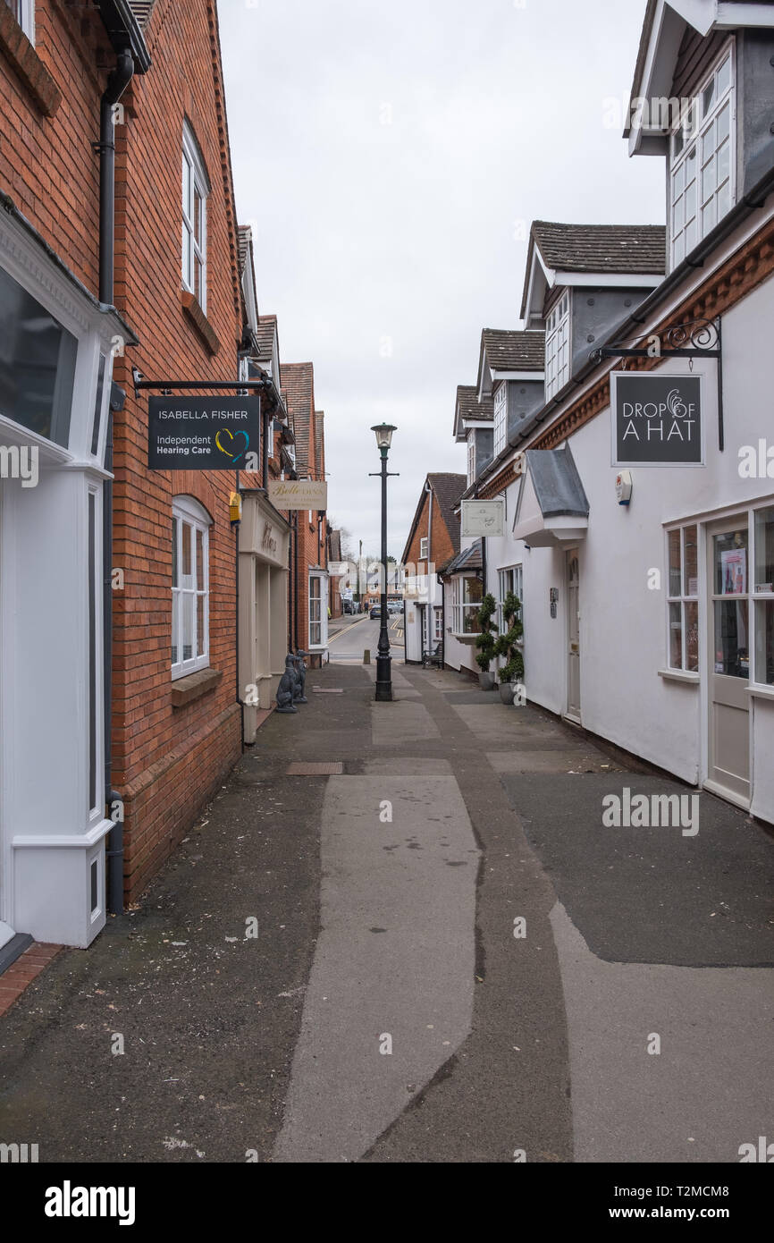 High street lane hi-res stock photography and images - Alamy