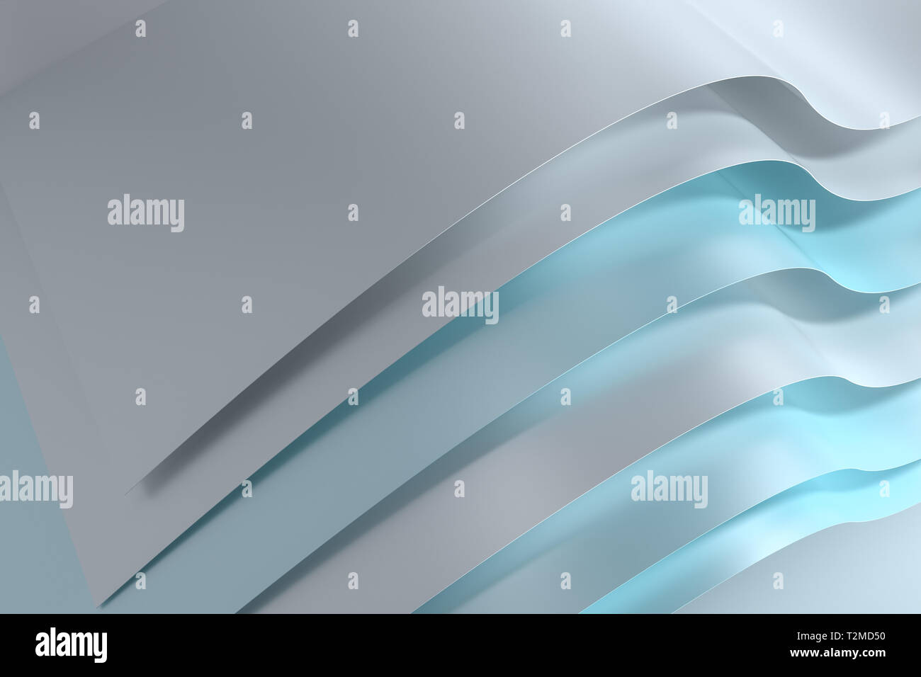 3d rendering, curve surface and texture background, computer digital ...