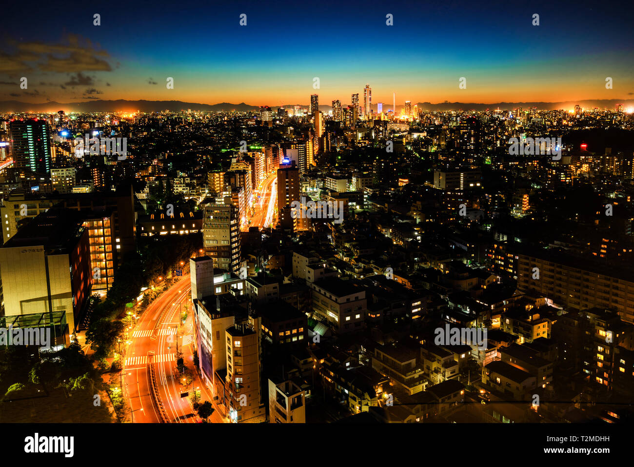 Aerial perspective of tokyo hi-res stock photography and images - Alamy