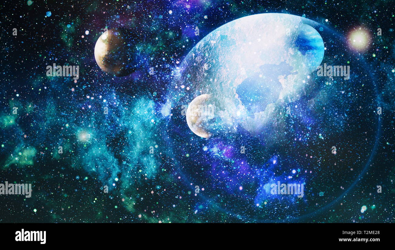 Small part of an infinite star field of space in the Universe ...