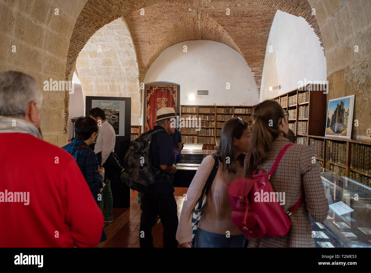 Library of the Coimbra University in Coimbra Portugal Stock Photo - Alamy