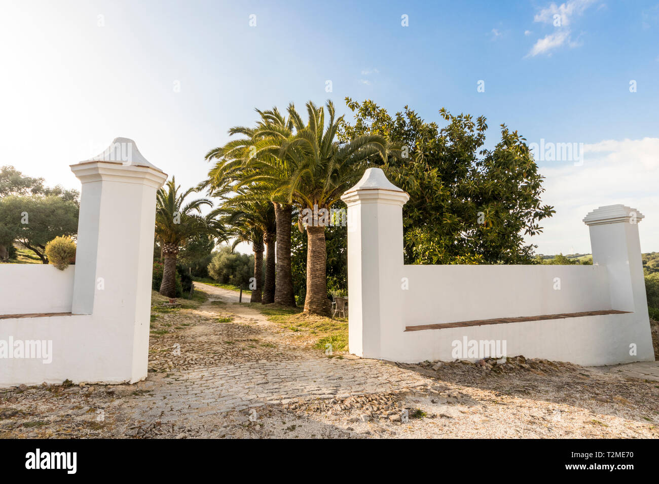 Barbate, Spain. The Palomar de la Brena, a 18th century ranch and ...