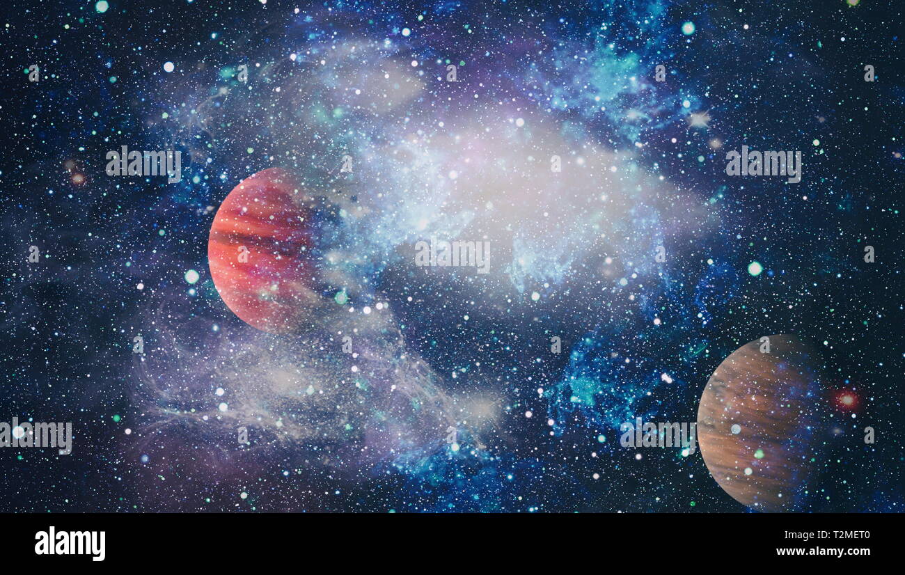 Small part of an infinite star field of space in the Universe ...