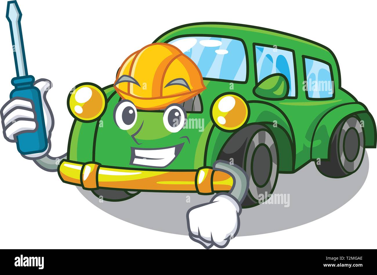 Automotive classic car toys in cartoon shape vector illustration Stock ...