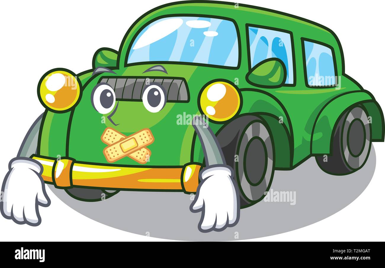 Silent classic car toys in cartoon shape vector illustration Stock ...