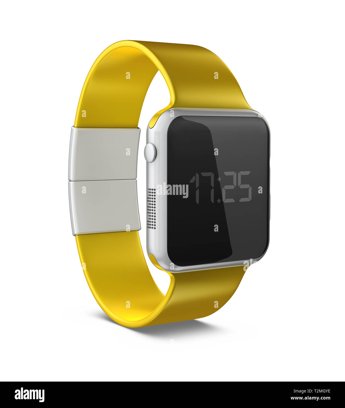 3D illustration of Smart Watch with Digital Display isolated white ...