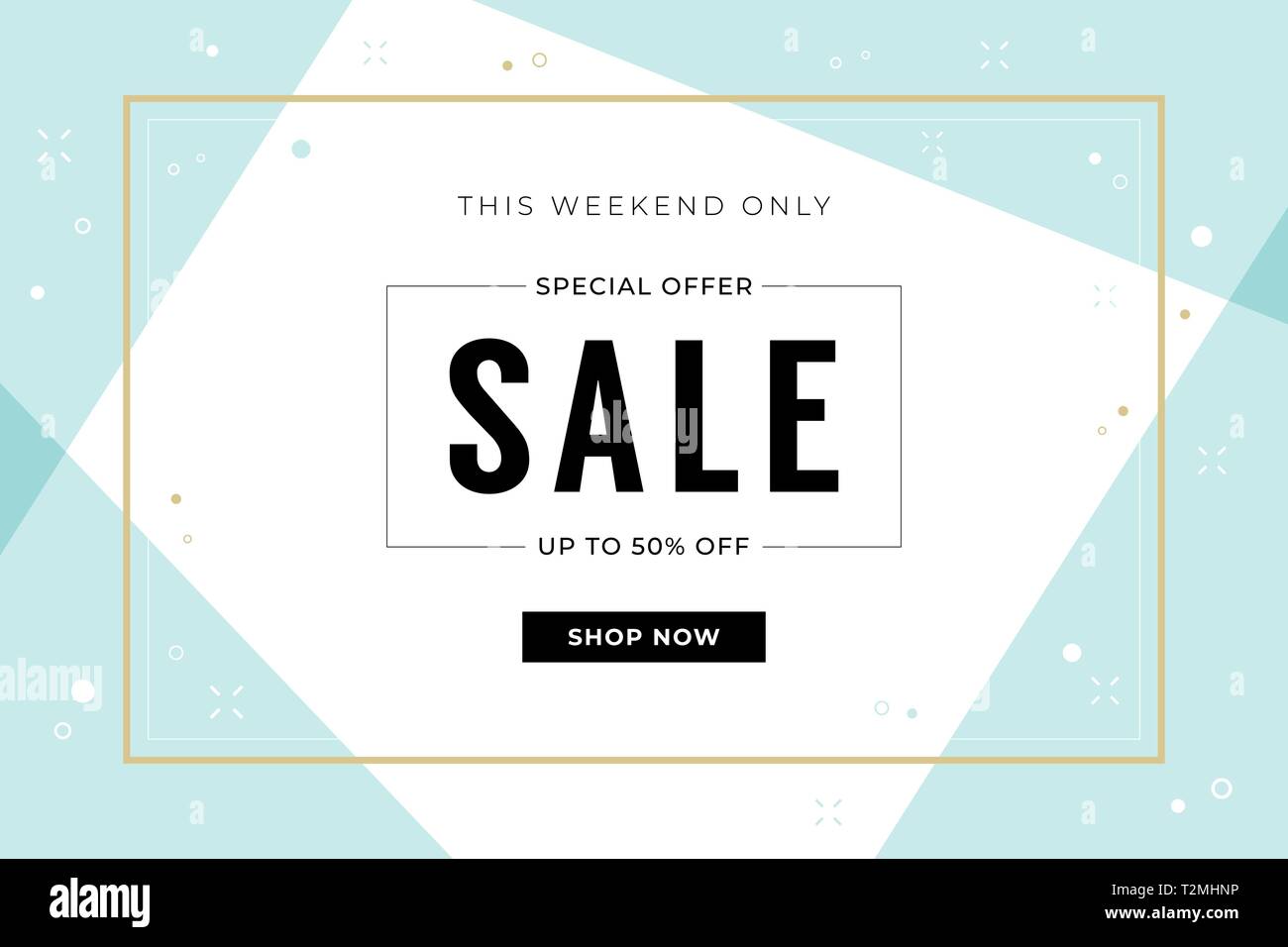Minimal sale banner template Stock Vector Image & Art - Alamy