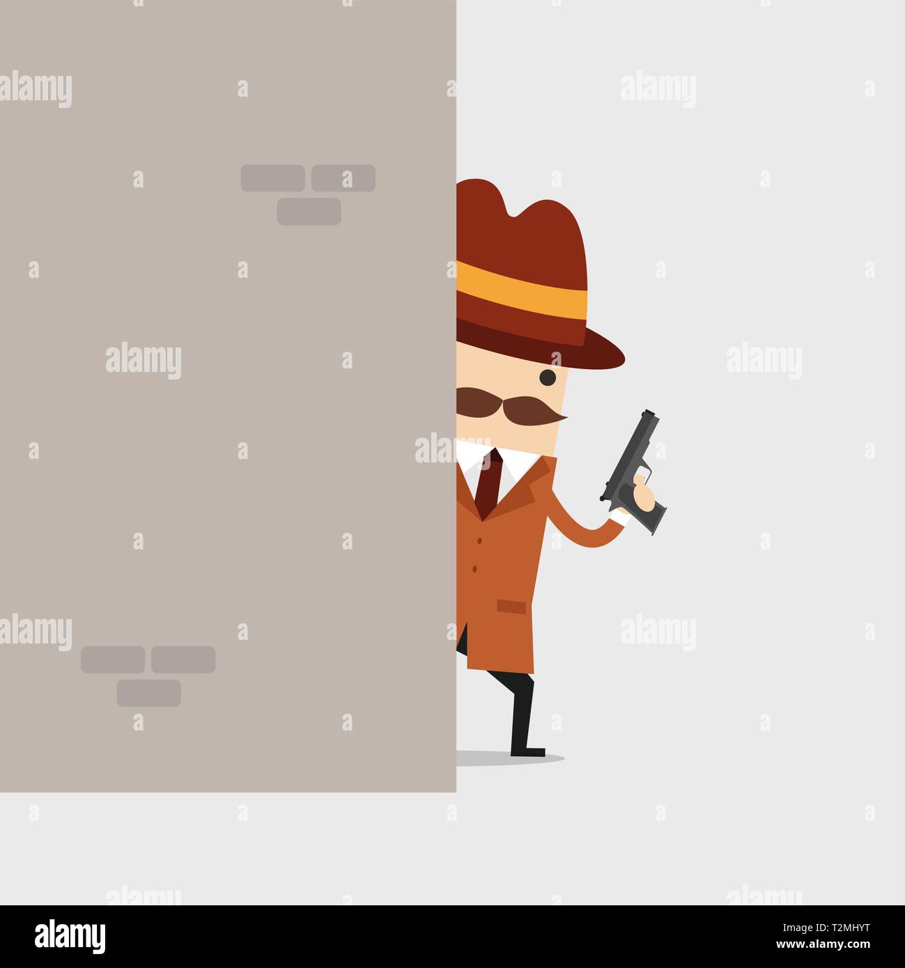 Gun inspection Stock Vector Images - Alamy