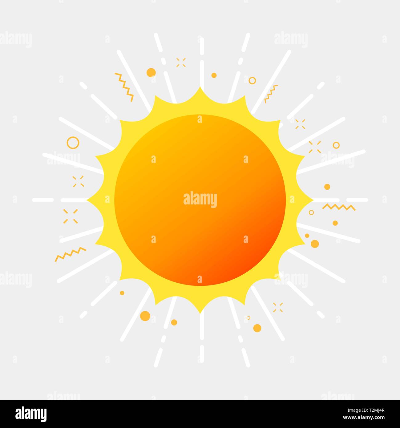 Sunlight and sunshine. Summer pictogram Stock Vector Image & Art - Alamy