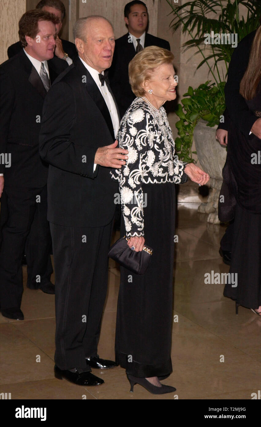 LOS ANGELES, CA. October 28, 2000: Former President Gerald R. Ford ...