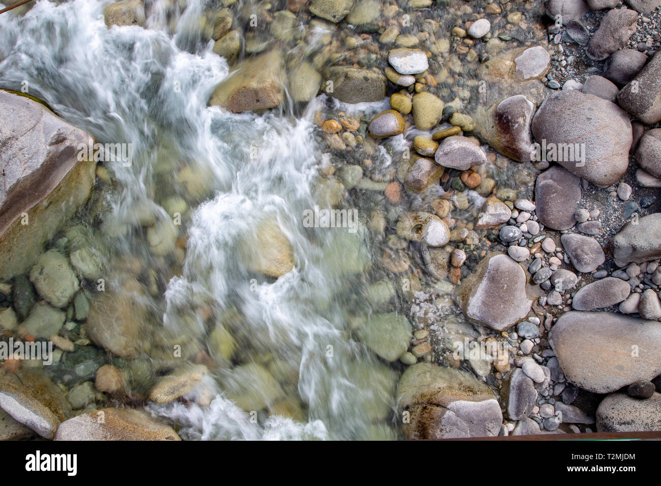 Water in the mountain raging river. Beautiful natural background of ...