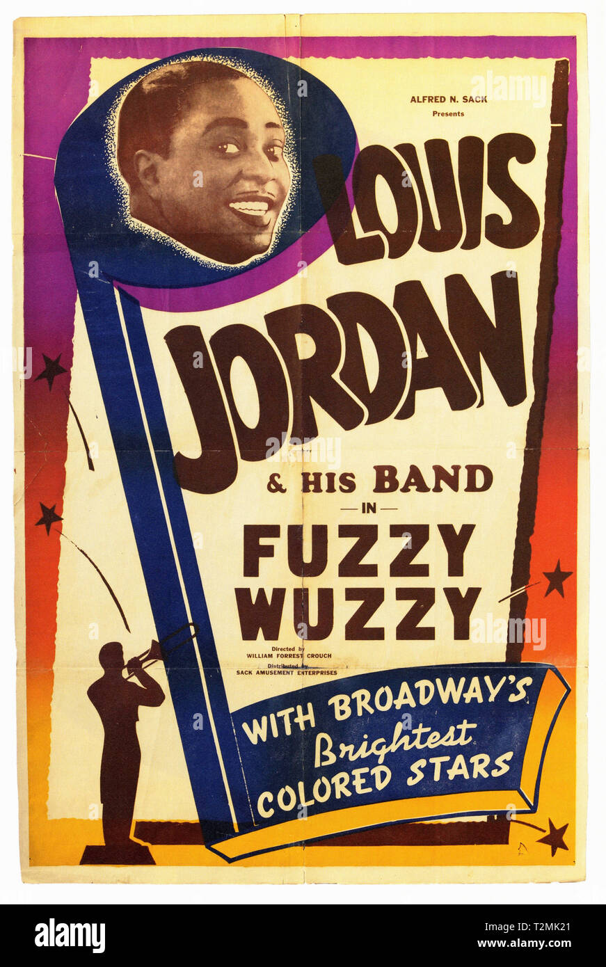 Louis Jordan - Vintage concert poster Stock Photo - Alamy