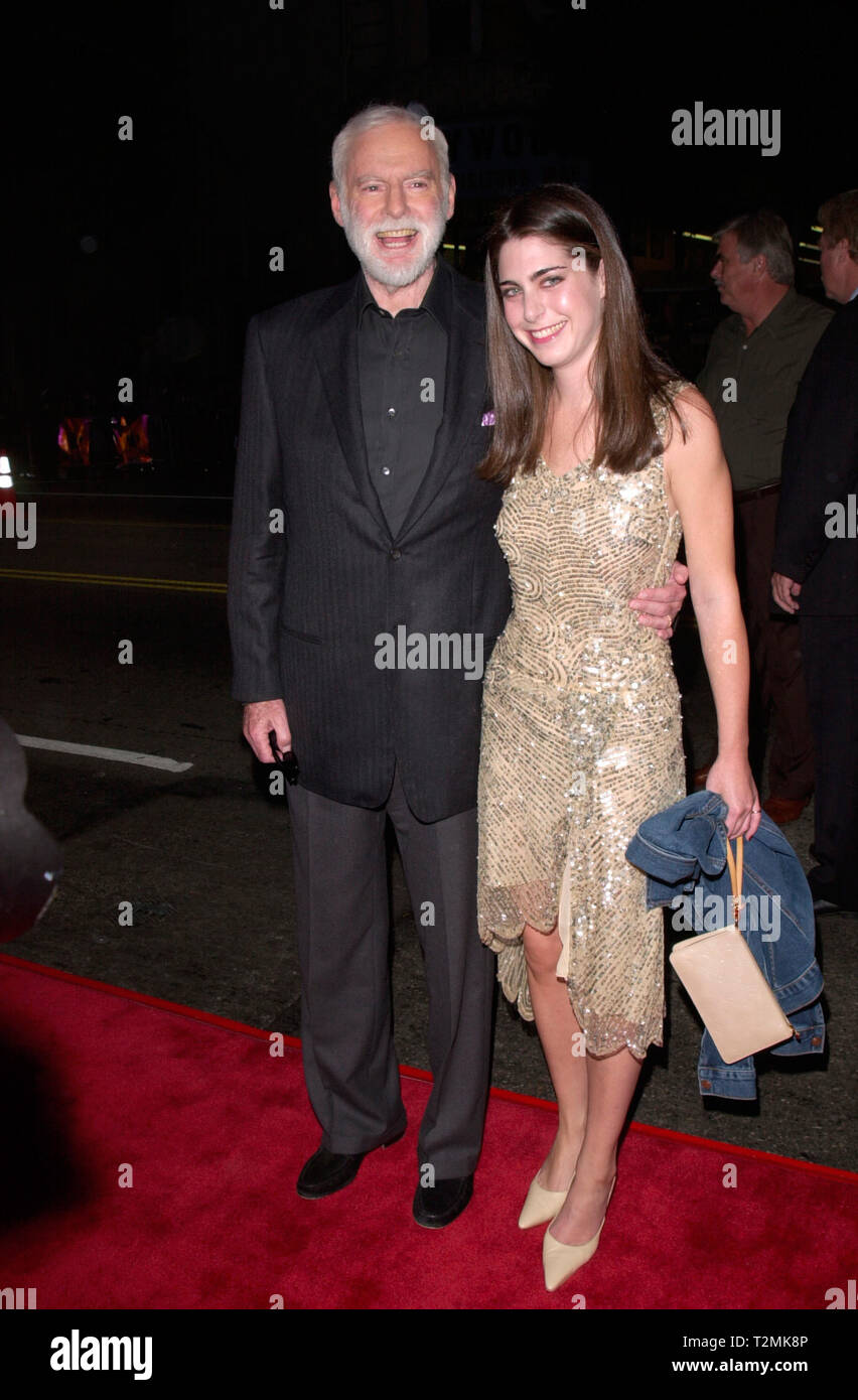 LOS ANGELES, CA. October 22, 2000: Producer Leonard Goldberg & Daughter ...