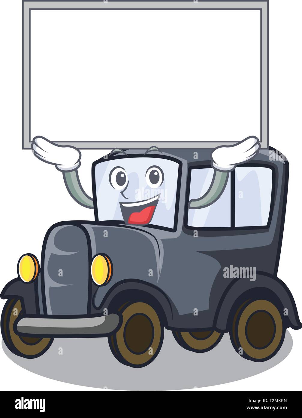 Cartoon old fashioned car character hi-res stock photography and images ...