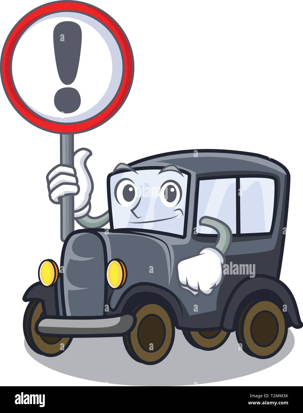 Cartoon old fashioned car character hi-res stock photography and images ...